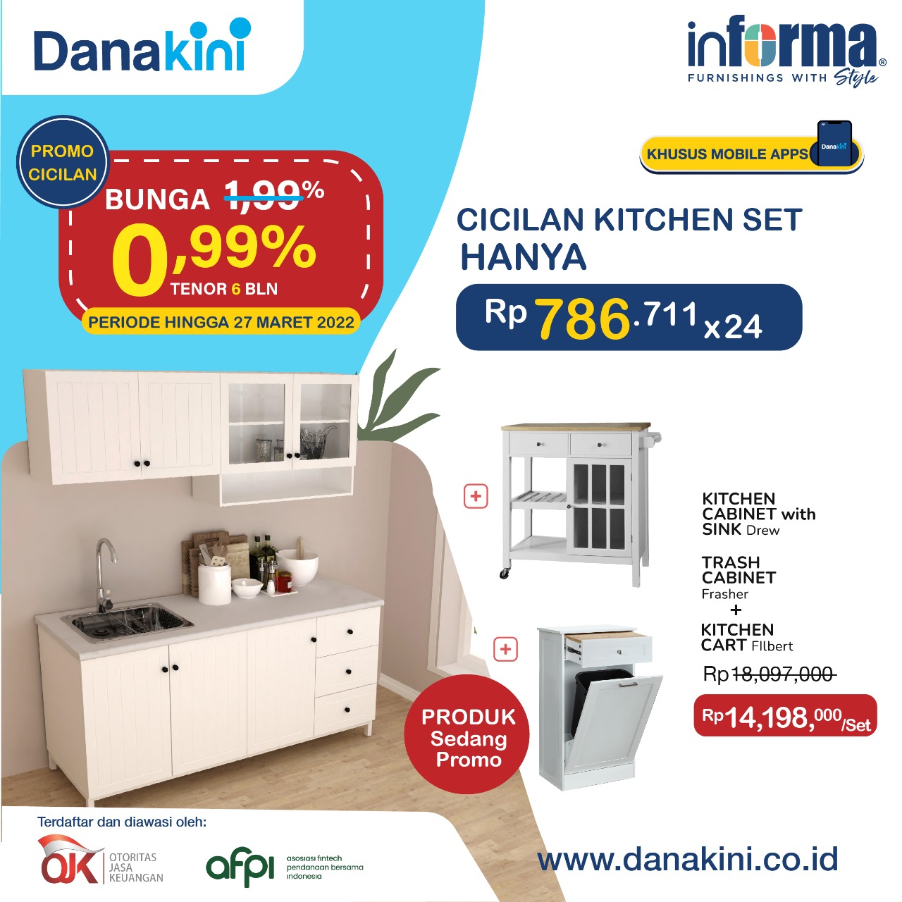Landing Page Promo KCK – Dana Kini
