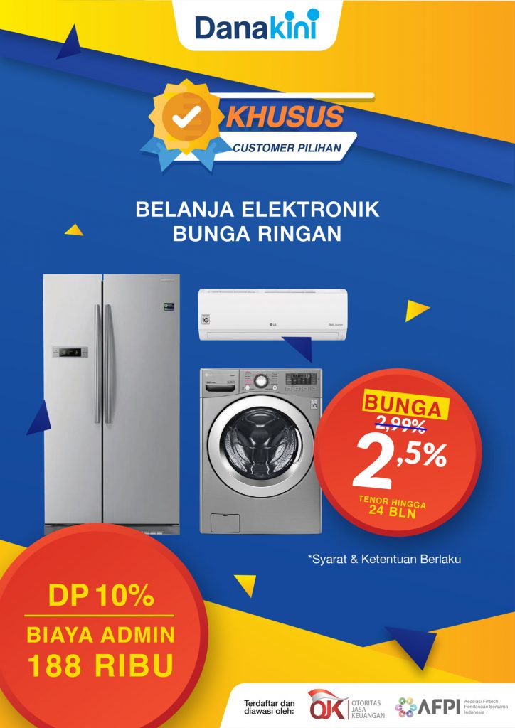 Promo Pre Approved Elektronik – Dana Kini